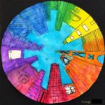Ground View Perspective Art Lesson for kids - Leah Newton Art
