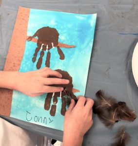 Texture Owls Art Lesson for kids - Leah Newton Art