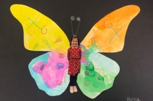 Butterfly Cutie Art Lesson for Kids - Leah Newton Art